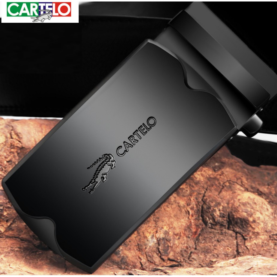 NEW 21 20 mẫu Thắt Lưng Da Nam Khóa Tự Động Cao Cấp Dây Nịt Nam Da Bò 100% Chính Hãng CARTELO Mạ ...