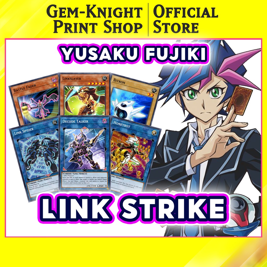 [Bài In] Bộ bài Yugioh - Link Strike Starter Deck - Yusaku Fujiki Deck ...