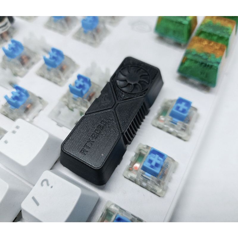 Keycap resin RTX 3080 shift phải 2.75U trang trí bàn phím cơ gaming ...