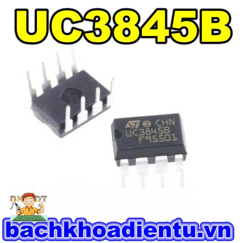 IC nguồn UC3845B UC3845AN UC3845 UC3844 UC3843 UC3842 DIP-8 chính hãng ST (tương đương KA3845 ...