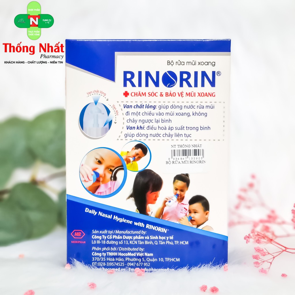 Bình rửa mũi cho bé, người bị Xoang, mũi dị ứng Rinorin | Shopee Việt Nam