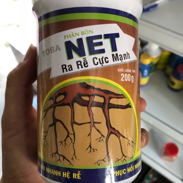 TOBA NET 200g– Phân bón lá kích thích ra rễ cực mạnh, phục hồi hệ rễ ...