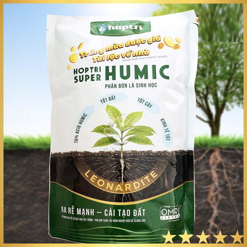 Phân Bón Lá SUPER ACID HUMIC Hợp Trí (1kg), Phân humic acid dạng bột ...