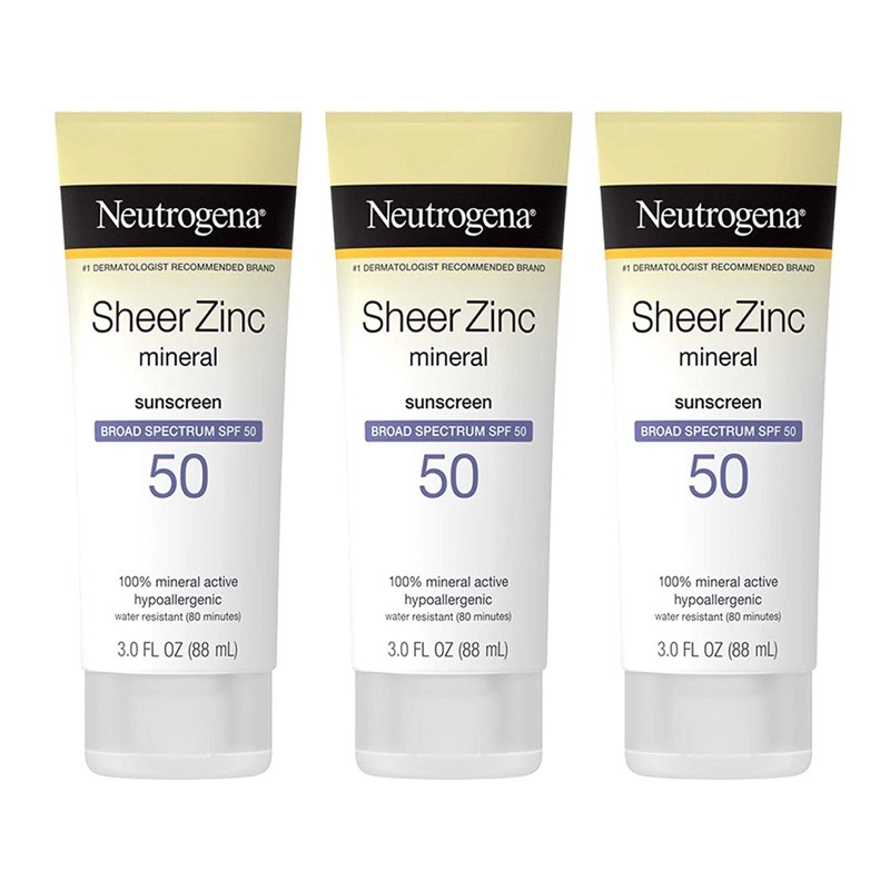 Kem Chống Nắng Neutrogena Sheer Zinc Suncreen Spf 50 Shopee Việt Nam