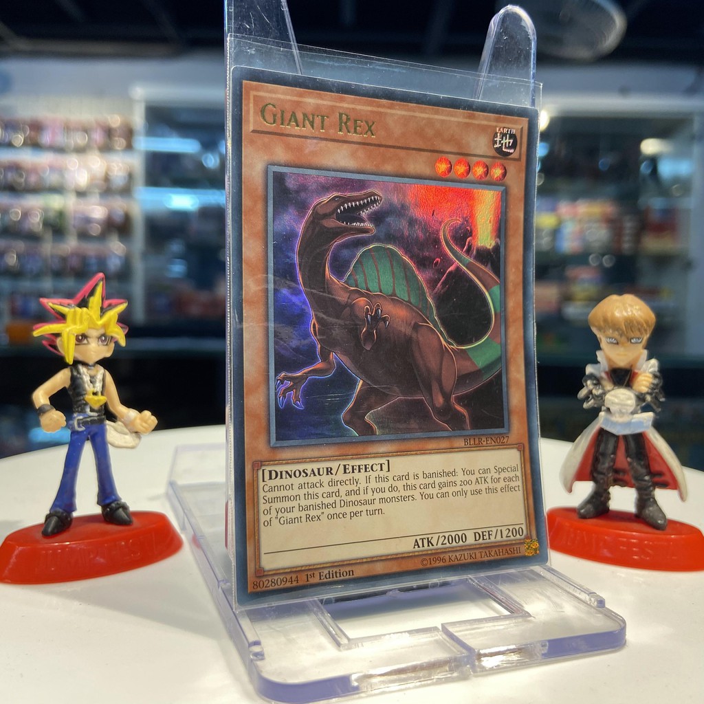 [ Bài Yugioh Chính Hãng ] Giant Rex - BLLR-EN027 - Ultra Rare 1st ...