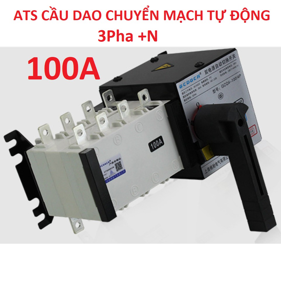 ATS-CHUYỂN 2 NGUỒN TỰ ĐỘNG 3 PHA 100A | Shopee Việt Nam