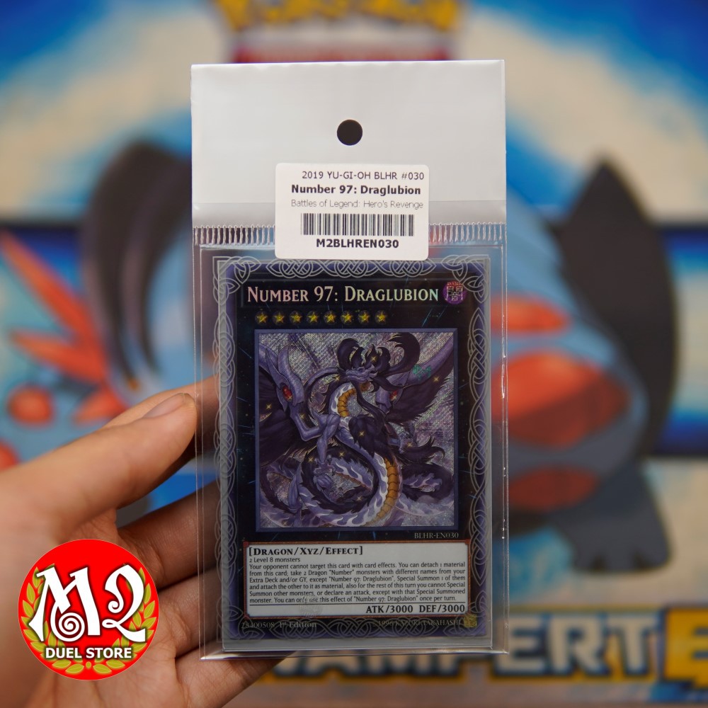 Thẻ bài đồ chơi Yugioh Number 97: Draglubion-Secret Rare - Bảo quản ...