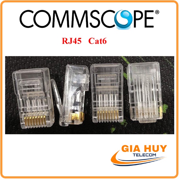Hạt mạng RJ45 Cat6 chân sole Commscope , chân đồng 100% | Shopee Việt Nam