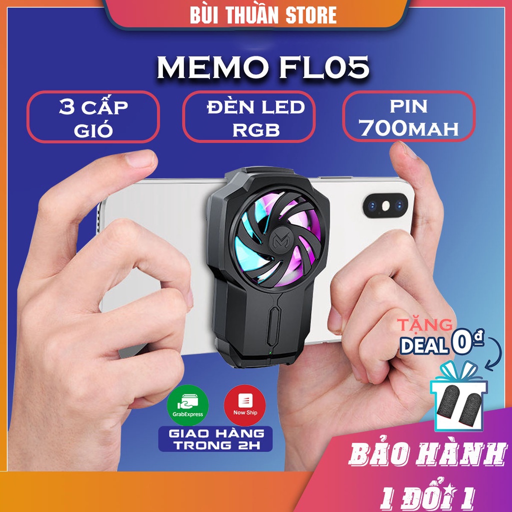 MEMO FL07 QUẠT TẢN NHIỆT CHO ĐIỆN THOẠI CHƠI GAME | Shopee Việt Nam
