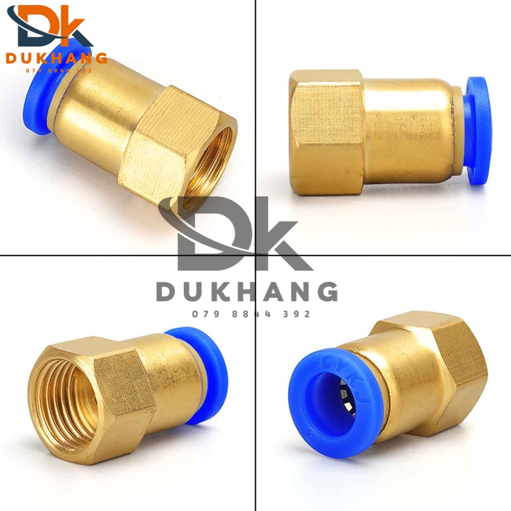 Đầu nối khí nén ren trong PCF | Shopee Việt Nam