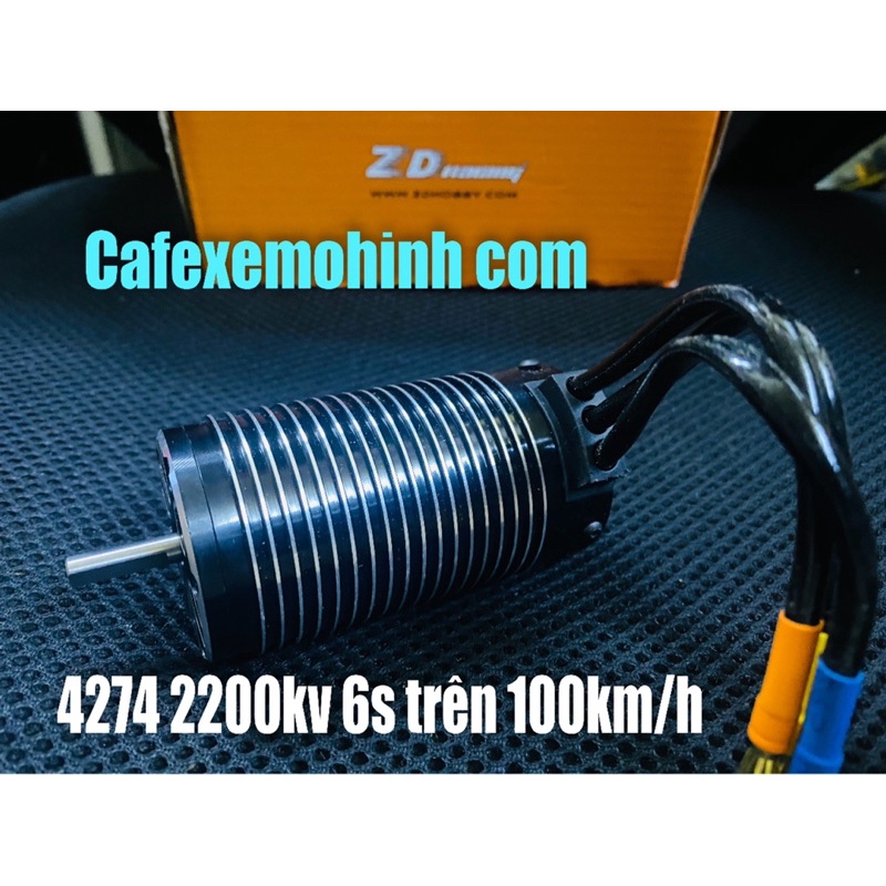 Motor 4274 2000kv chạy 4s-6s tốc độc trên 100km/h cho xe và tàu điều ...