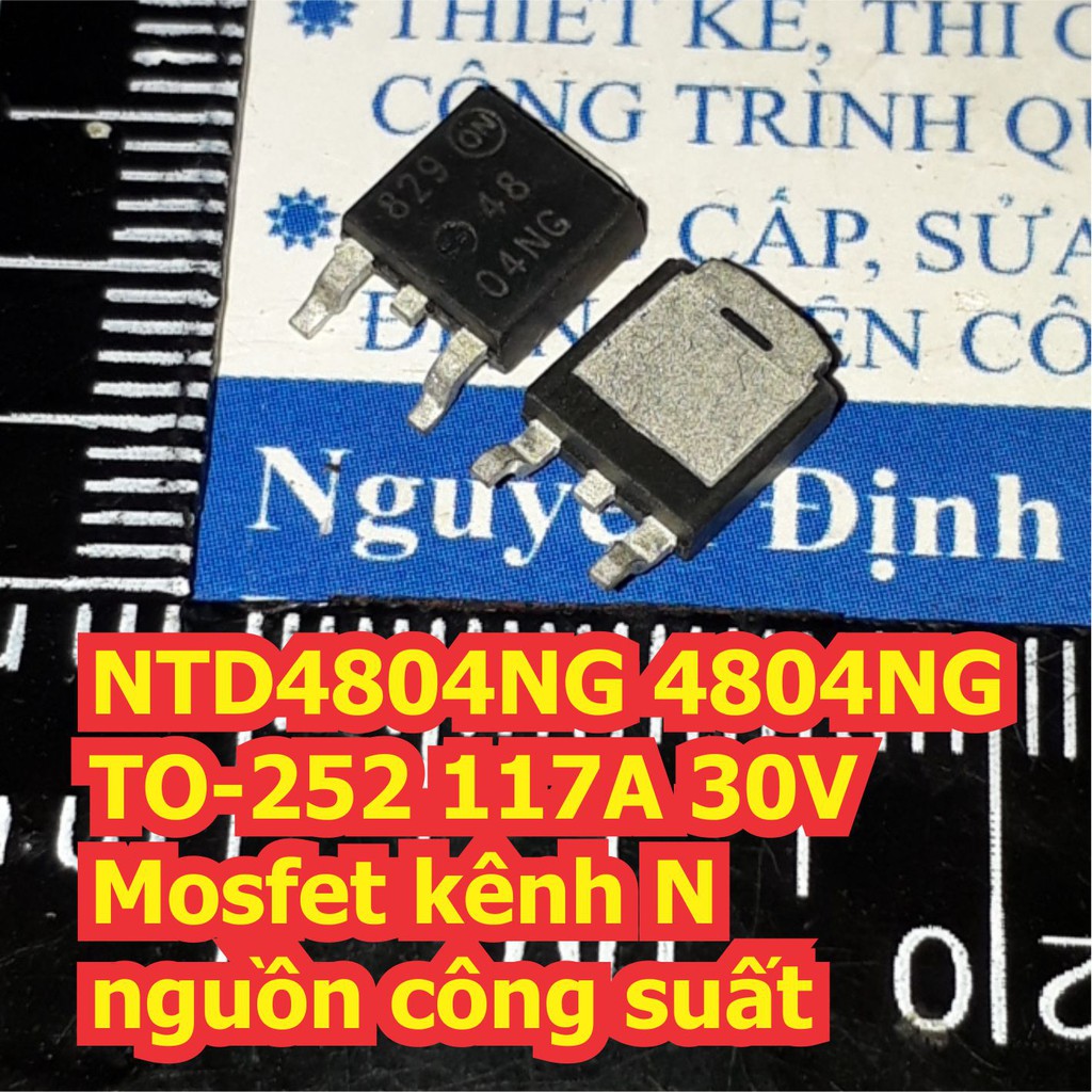 5 con NTD4804NG 4804NG TO-252 117A 30V Mosfet kênh N nguồn công suất kde7387 | Shopee Việt Nam
