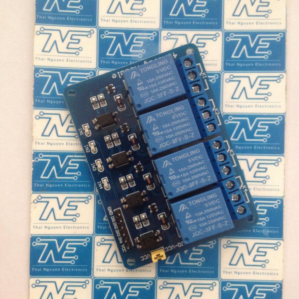 Module Relay 4 Kênh 5v 10A | Shopee Việt Nam