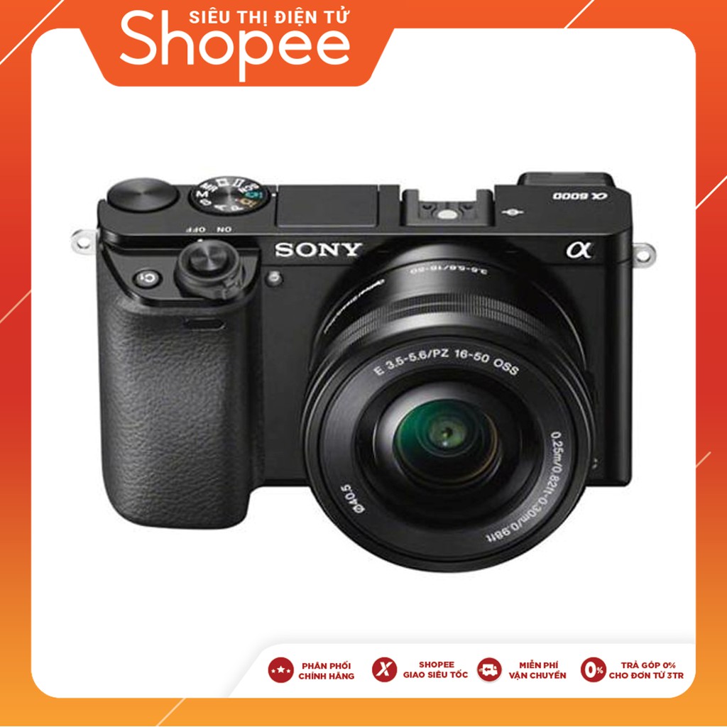 Máy Ảnh Sony Alpha A6000 + Kit 16-50mm - Hàng Chính Hãng | Shopee Việt Nam