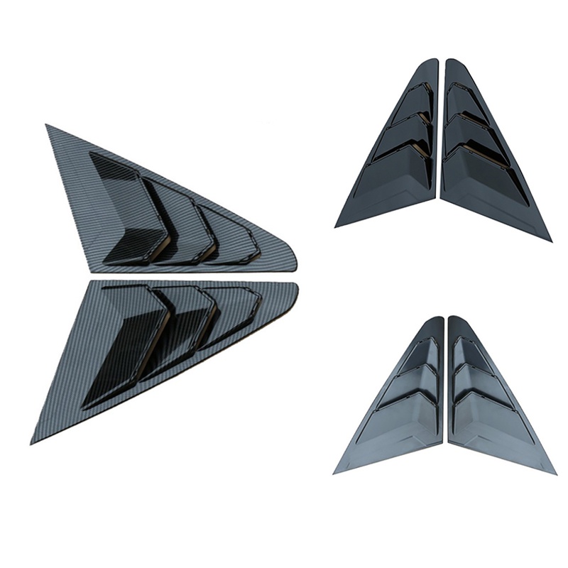 Rear Side Window Louvers,for MG 5 MG5 2021 Car, Carbon Fiber Style ...