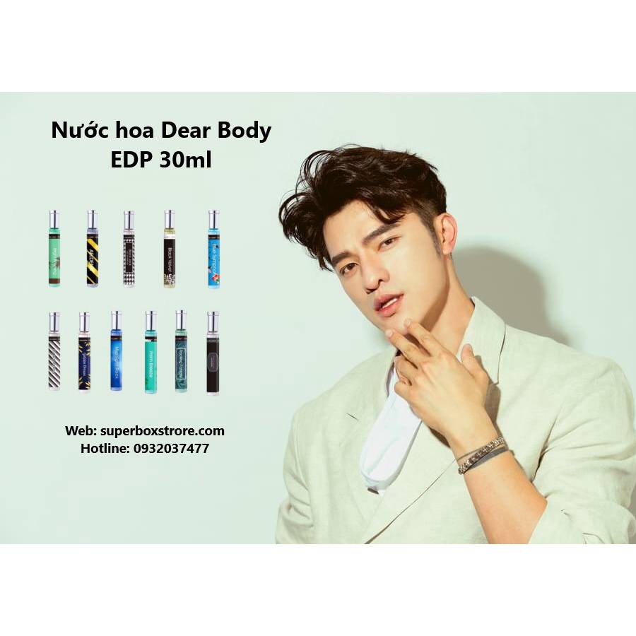 NƯỚC HOA DEAR BODY - EAU DE PARFUME 30ml - DÀNH CHO NAM Dearbody UK ...