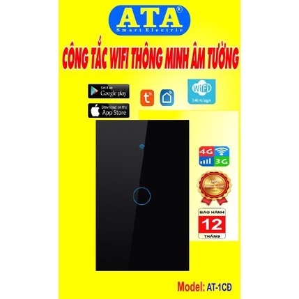 Công tắc thông minh Wifi ATA .Hàng Chính Hãng , Bảo hành 12 tháng ...