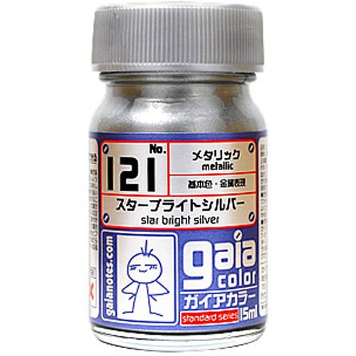 Sơn Mô Hình Gốc Lacquer Hãng Gaia G121 Star Bright Silver 15ml | Shopee ...