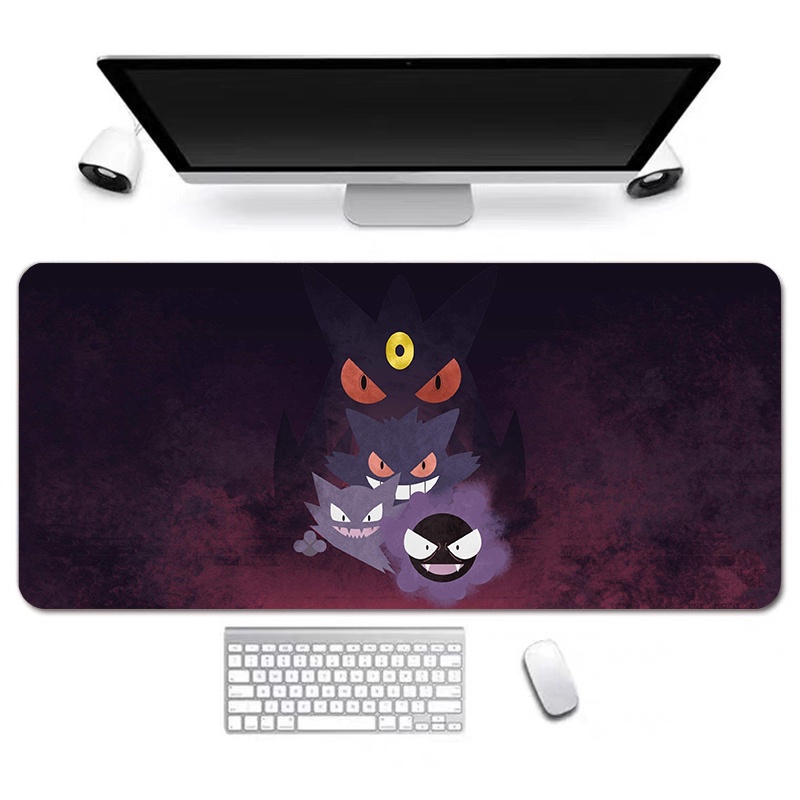 Gengar Exclusive Mouse Pad Pokemon Keyboard Pad Cool Personality Desk ...