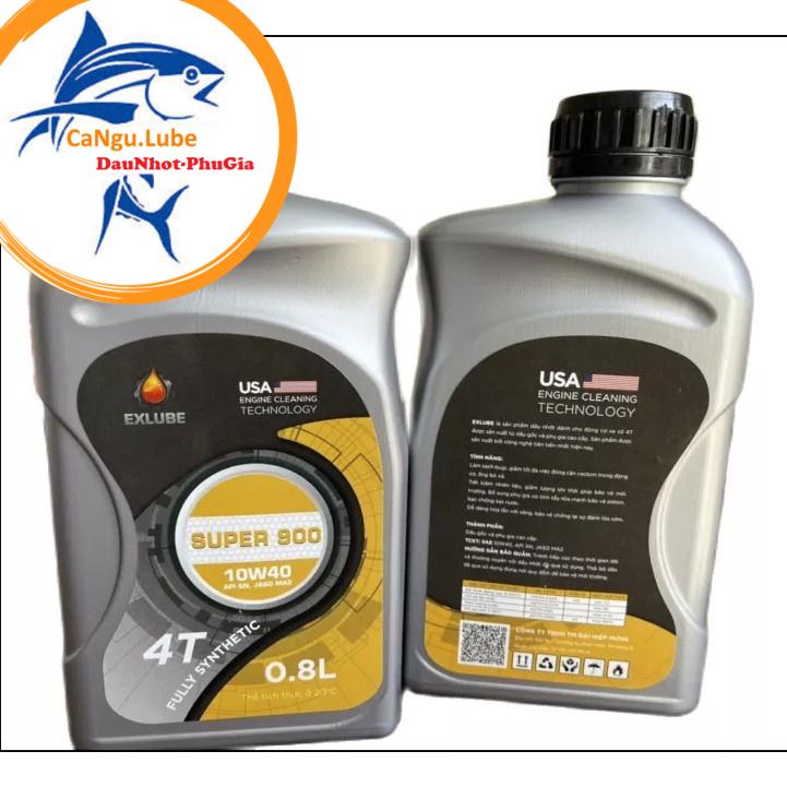[SIÊU SALE] Nhớt EX super 900 10W40 tổng hợp 100% dùng cho xe máy xe côn tay, nhớt Ex Super 900 ...
