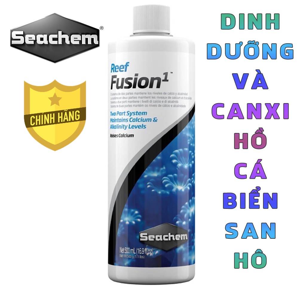 Dung dịch Seachem - Reef Fusion 1 cung cấp dưỡng chất và Calcium cho hồ ...
