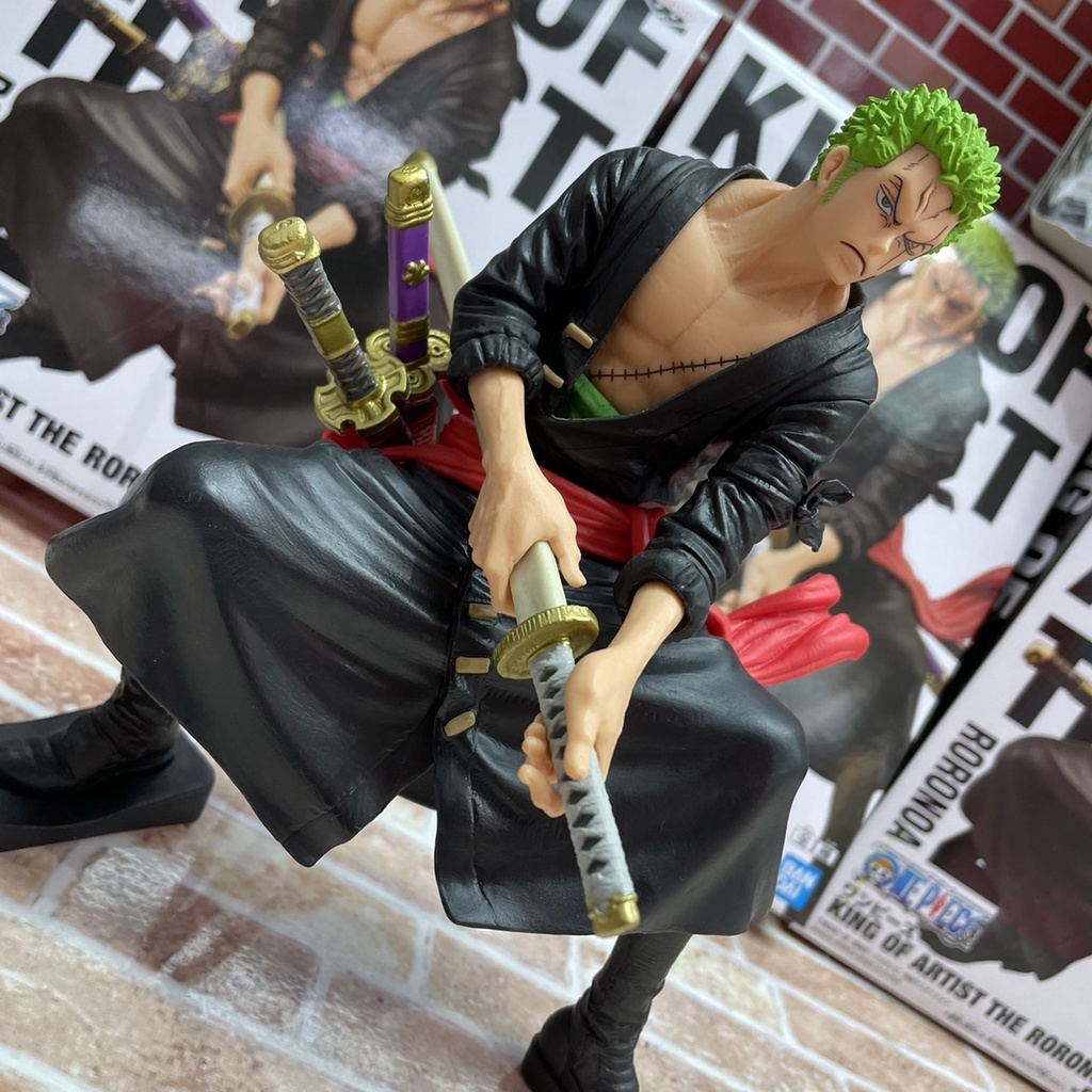 Mô hình chính hãng ONE PIECE ZORO - KING OF ARTIST THE RORONOA ZORO (Wanokuni II) - hãng ...