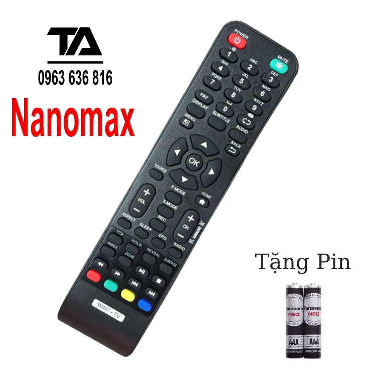 ( Chính Hãng ) Remote điều khiển tivi nanomax smart chính hãng bảo hành ...