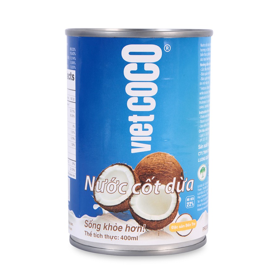 Nước Cốt Dừa Vietcoco 400ml | Shopee Việt Nam