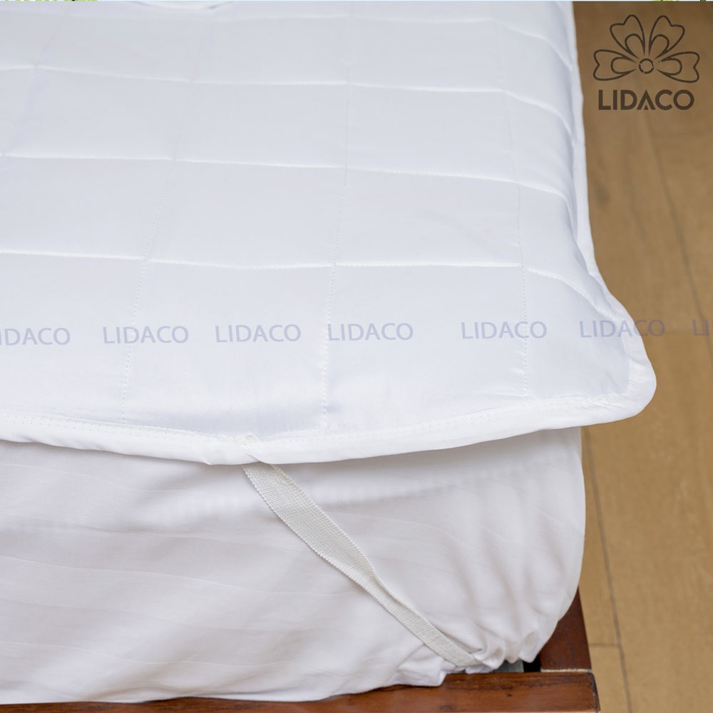 Tấm bảo vệ nệm LIDACO bông tấm cao cấp trắng | Shopee Việt Nam