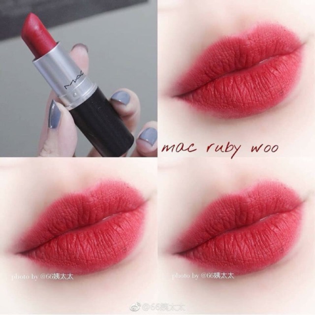 Son Mac màu Ruby woo | Shopee Việt Nam