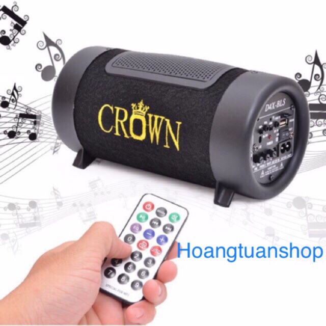 Loa Crown số 4 có bluetooth. | Shopee Việt Nam