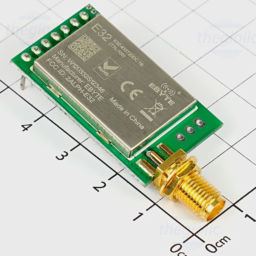 Module Thu Phát RF433 100mW Lora SX1278 E32-433T20DCL | Shopee Việt Nam