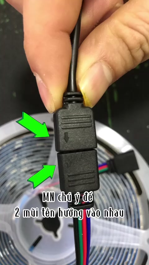 Đèn dây led RGB 16 triệu màu 2M 3M 5M điều khiển bằng điện thoại, nháy ...