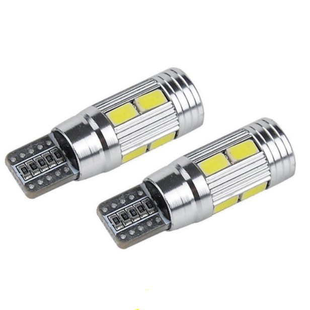 Đèn Led T10/W5W làm Demi/Xi nhan/Biển số, 6/10 chip LED 5630 | Shopee Việt Nam