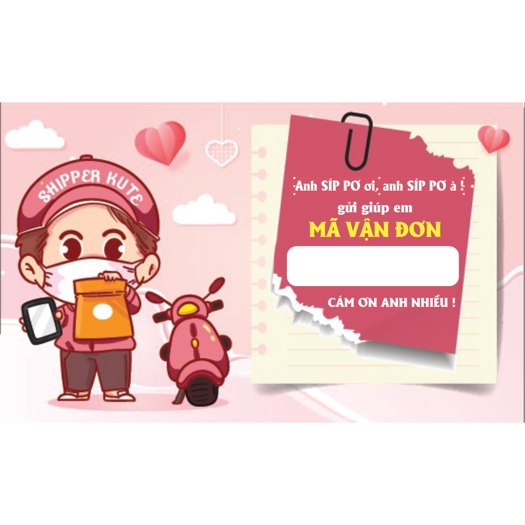 50 STICKER ANH SHIPPER 5X8CM | Shopee Việt Nam