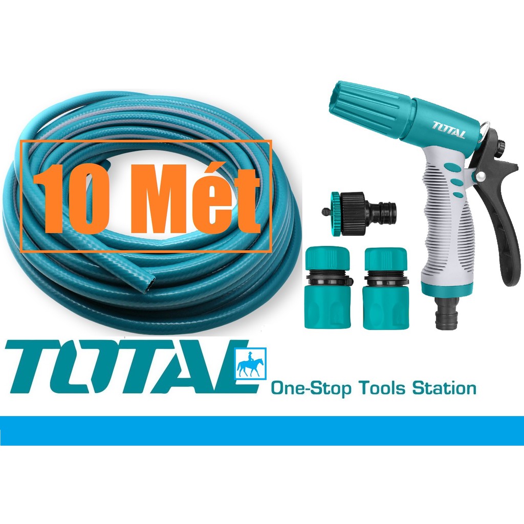TOTAL 10 Mét Ống Nước Vòi Xịt Rữa Xe Tưới Cây THWS030301 THWS010301 ...