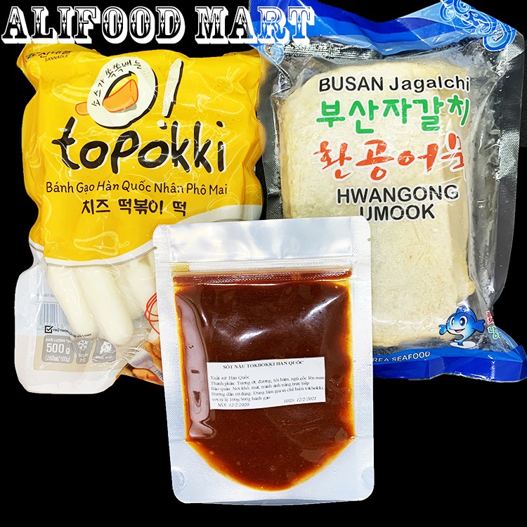 COMBO 500G TOK NHÂN PHÔ MAI SANADLE + 100G SỐT LOẠI NGON + 450G CHẢ CÁ HÀN QUỐC | Shopee Việt Nam