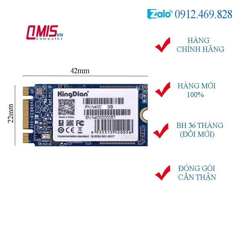 Ổ cứng SSD M2 Sata (2242) Kingdian N400 128GB, 256GB, 512GB - M2SATA (2242) - BẢO HÀNH 3 NĂM ...