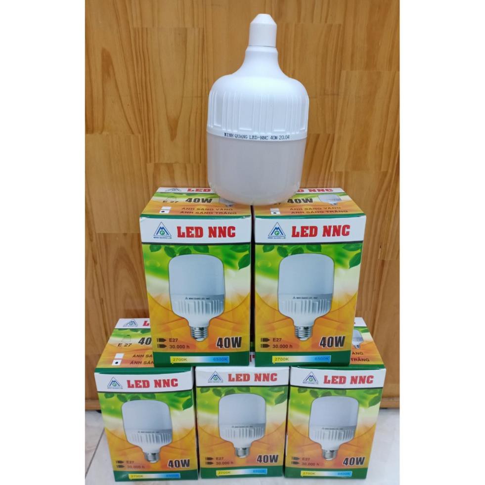 Bóng đèn Led Bulb trụ E 27 nhựa NNC 40W [CHÍNH HÃNG MINH QUANG ...