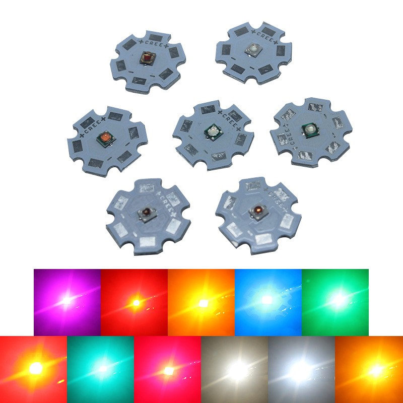 3w 5W CREE LED 3535 Đèn LED công suất cao Chùm Trắng Ấm Trắng Đỏ Xanh ...