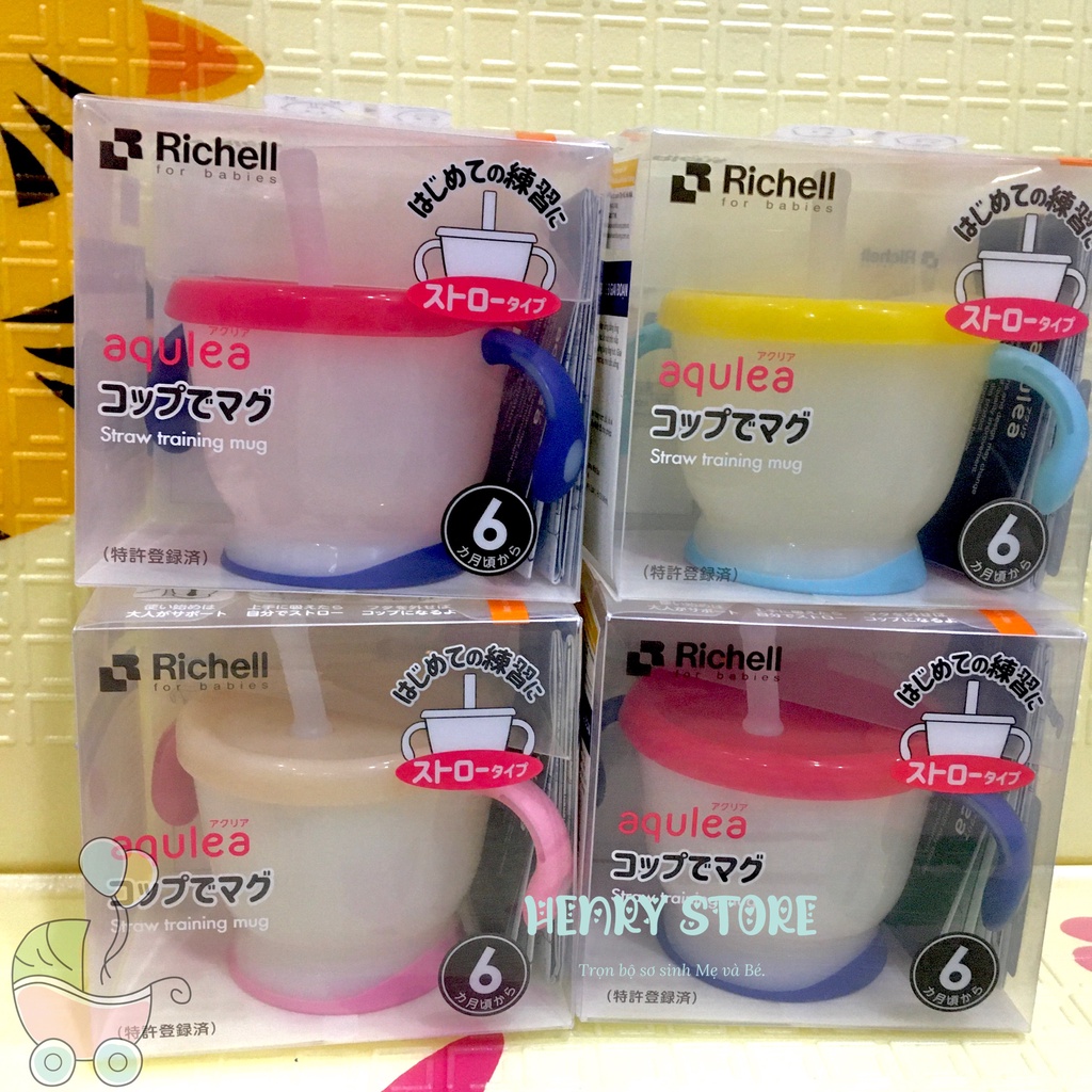 Cốc tập uống 3 giai đoạn Richell thương hiệu Nhật (Chính hãng) | Shopee Việt Nam
