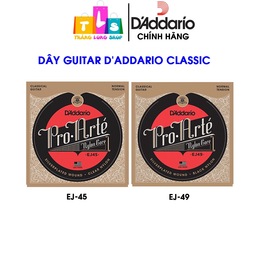 [Chính hãng] D'Addario EJ45 & EJ49 - Dây đàn Guitar Classic Pro-Arte ...
