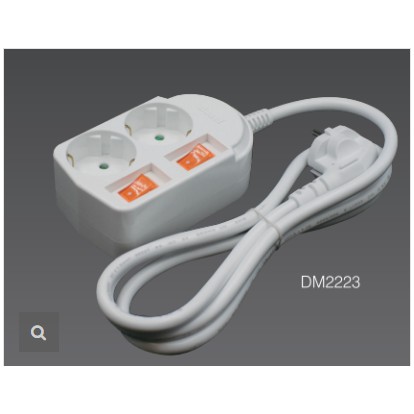 Ổ CẮM ĐIỆN HÀN QUỐC DOSEL 2 LỖ 2 CÔNG TẮC DM2223-3M | Shopee Việt Nam