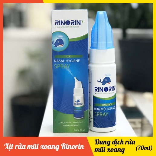 Dung dịch rửa mũi xoang RINORIN SPRAY (Chai 70ml) | Shopee Việt Nam