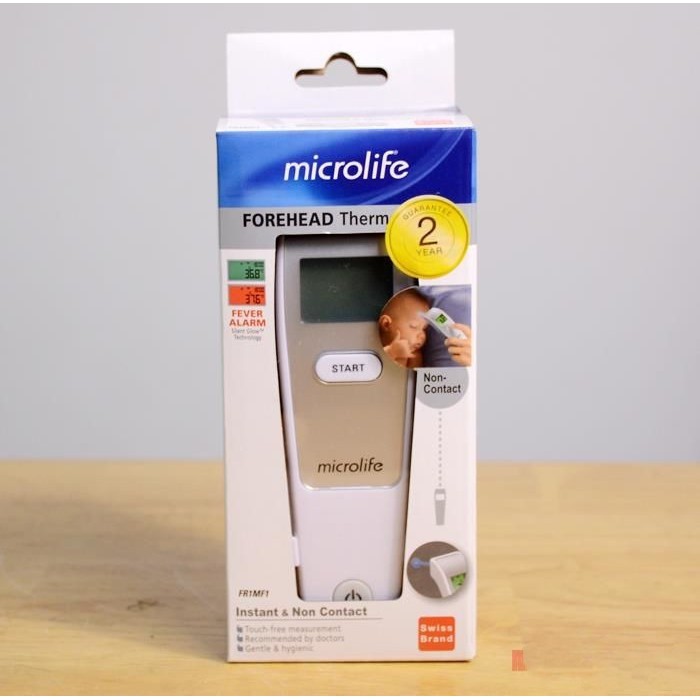 (HÀNG CHÍNH HÃNG) Nhiệt kế hồng ngoại đo trán Microlife FR1MF1 | Shopee ...