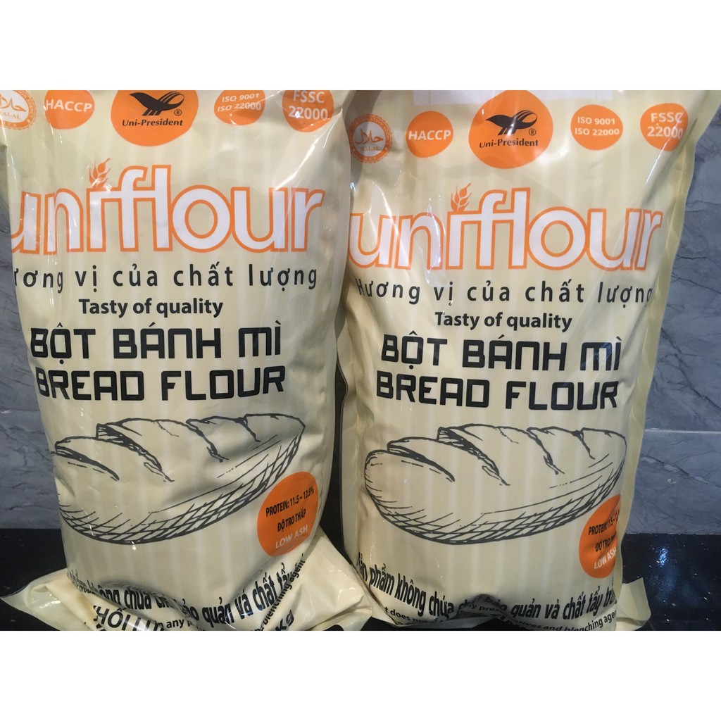 Bột Bánh Mì cao cấp Bread Flour Uniflour 2kg | Shopee Việt Nam