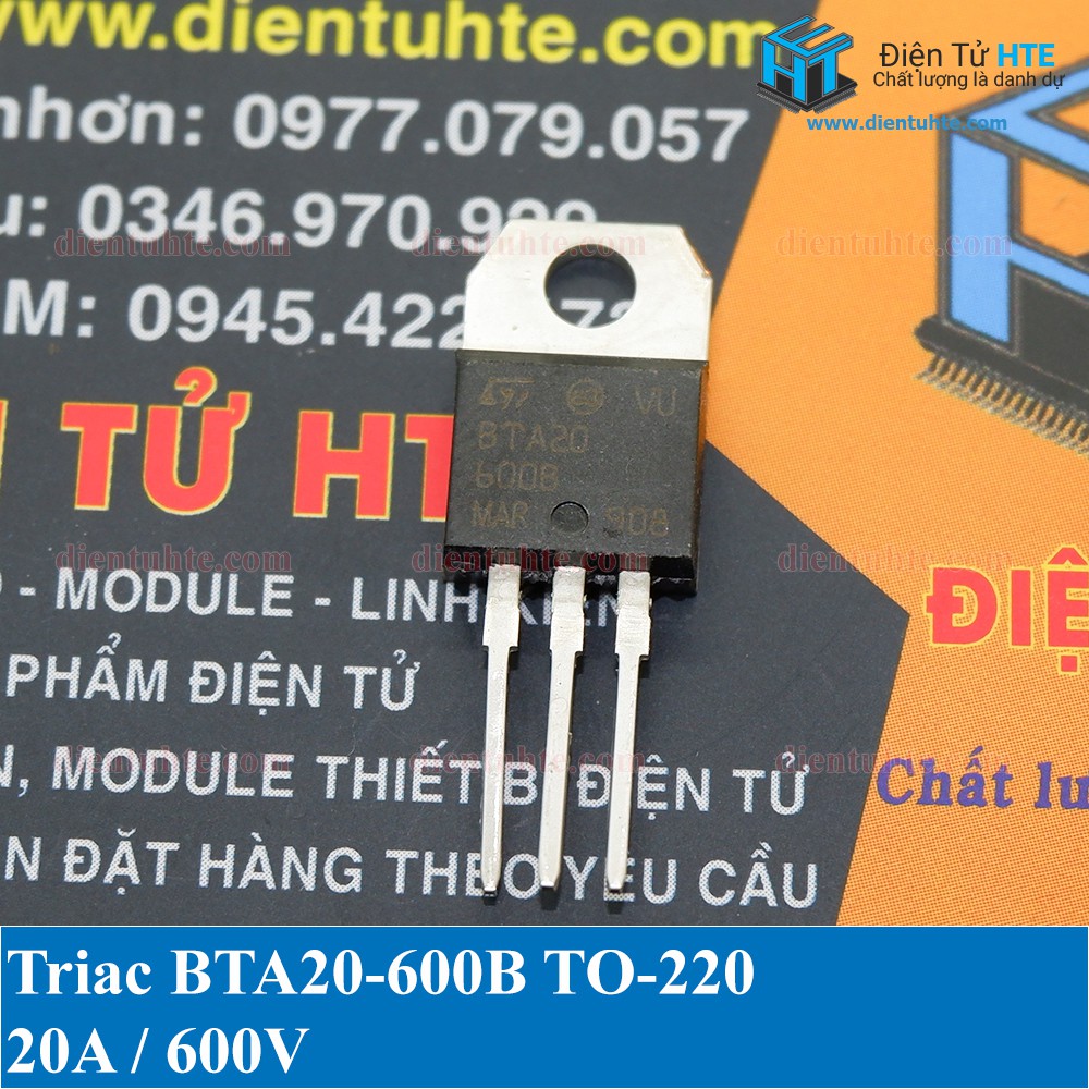 Triac BTA20-600B 20A 600V TO-220 | Shopee Việt Nam