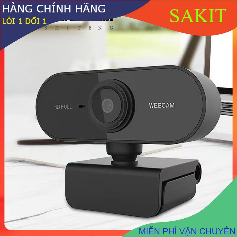 Webcam (camera) cho máy tính( PC) có độ phân giải Full HD hình ảnh sắc ...