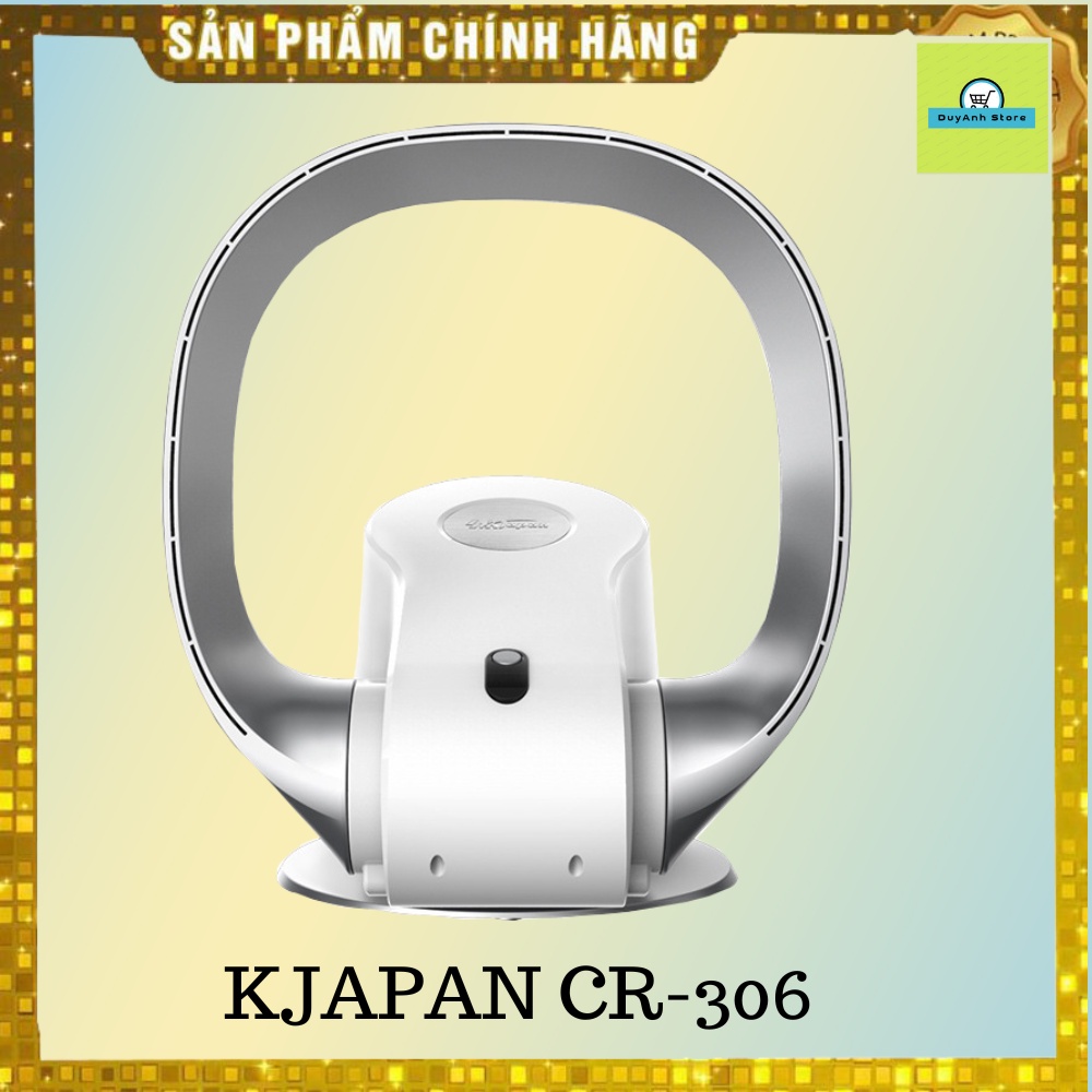 Quạt gió không cánh treo tường KJAPAN CR-306 với 8 mức độ gió động cơ DC giúp tiết kiệm năng ...