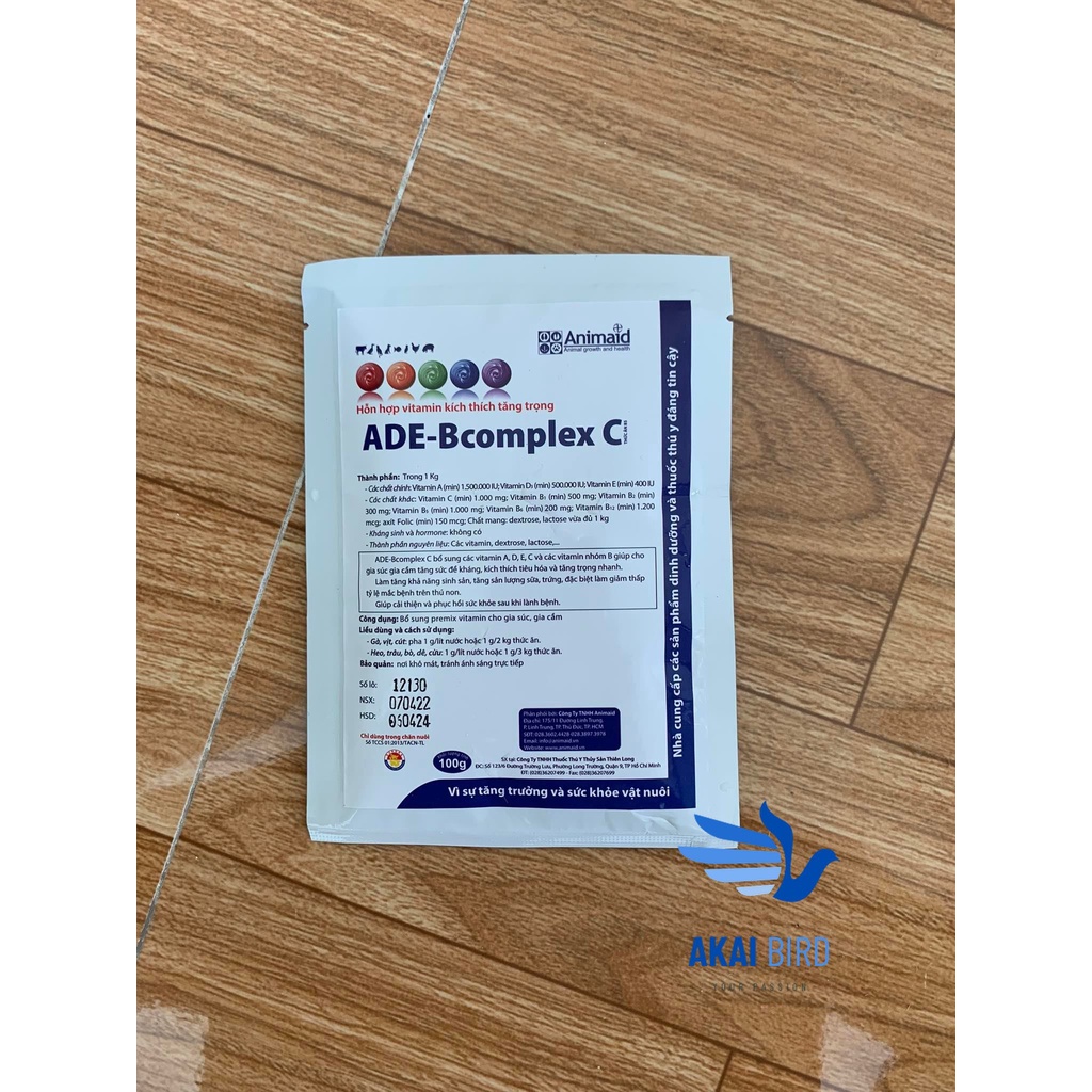 Combo Vitamin ADE B-complex C & Điện Giải Cho Vẹt, Chim Cảnh, Gà, Vịt... | Shopee Việt Nam
